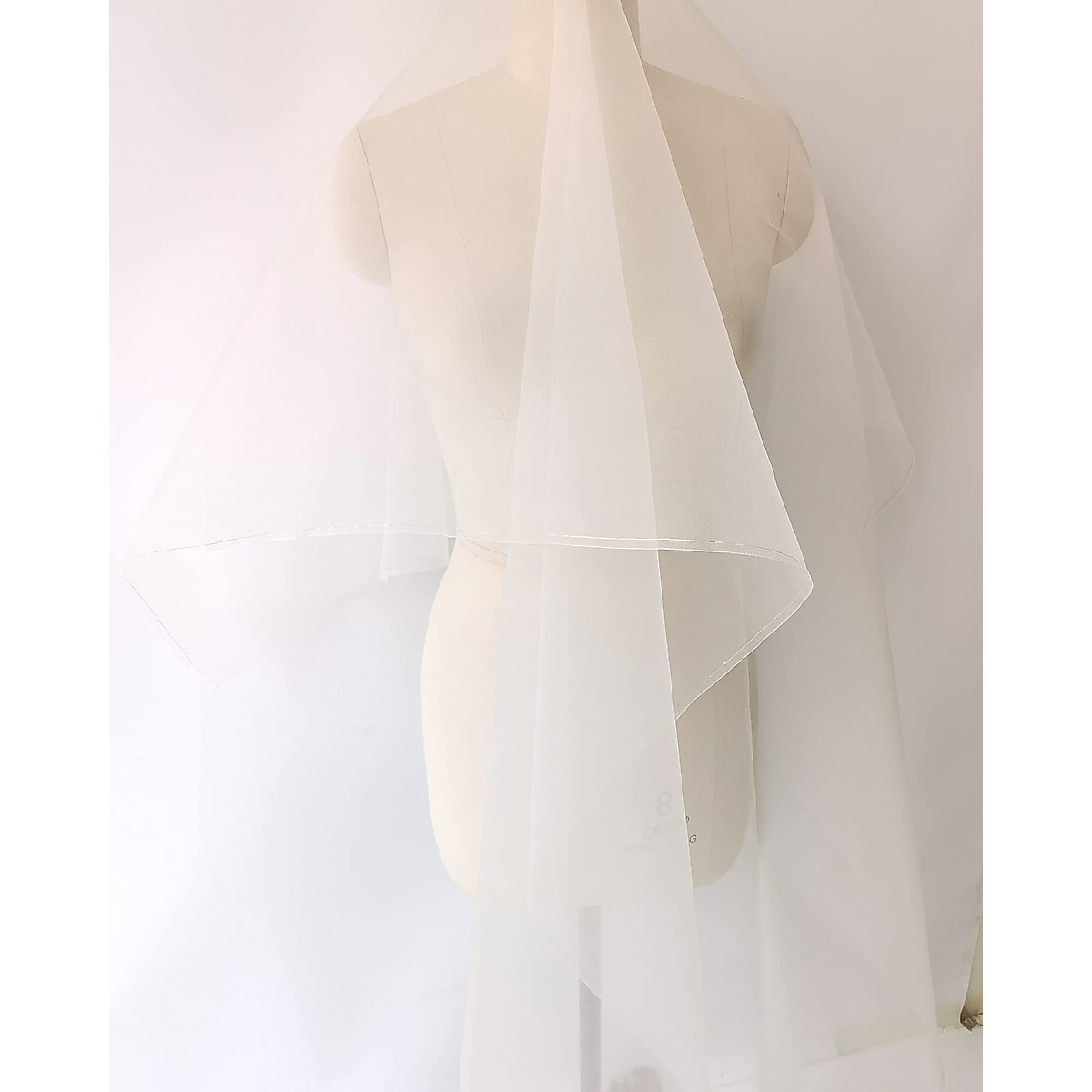 100cm*114cm 100% Silk Fabric Natural White Silk Organza Fabric Gauze Wedding Fashion Lining Material