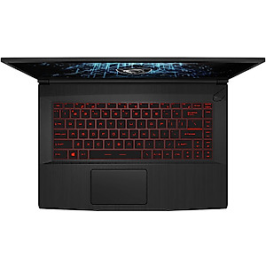 Original New for MSI GF65 Thin 9SD-252 15.6" Gaming Laptop Keyboard US with Backlit Red Letters