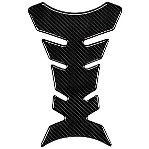 REVSOSTAR Real Carbon Powersports Gas Tank Protectors for Motorcycle - Gas Oil Fuel Tank Sticker Protector Decals Stickers Tank Pad Protector Motorcycle Stickers (8.07“)