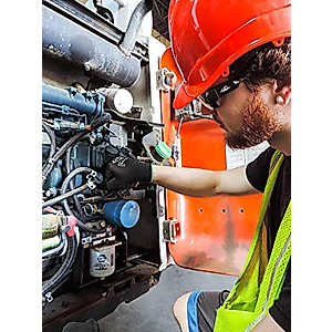 Global Glove Safety Work Gloves work gloves, Black, Large Pack of 144 US