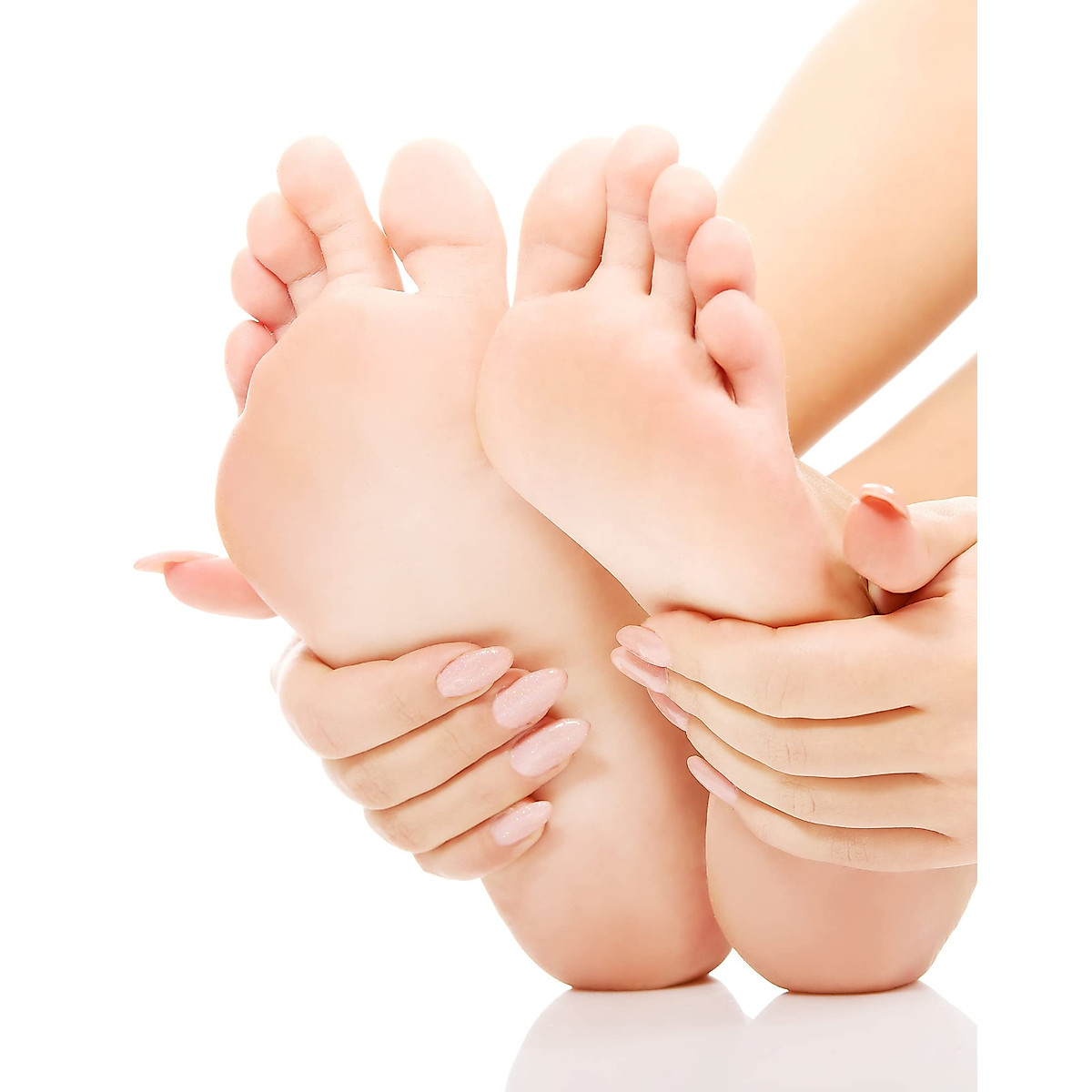 Maryton Natural Pumice Stone for Feet - Lava Foot Exfoliator Scrubber Pedicure Tools, Dead Skin Corn Callus Remover for Feet and Hands, 2 Count