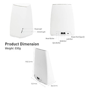 GL-B2200 (Velica) Tri-Band Wireless Mesh Router, 400Mbps (2.4G) + 2x867Mbps (5G), OpenWrt Pre-Installed, AdGuard Supported, DDR3L 512MB, 16MB Nor Flash, EMMC 8GB, Easy Setup with App (3-Pack)