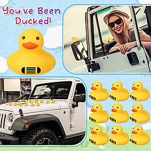 Leitee Rubber Ducks for Ducking You've Been Ducked Mini Bulk Yellow Rubber Duckies for Bath Toys Birthday Game Pool Party Favors(72 Pcs,Cute)
