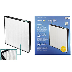 Whirlpool 1183050K True HEPA Filter (Extra Large) - Design to Fit Air Purifier Model WPPRO2000, 18.1x18.1 inch