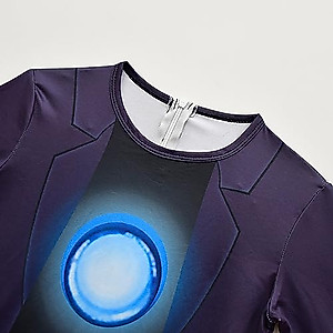 ASAOHAO Kids Halloween Outfit Boys Girls Vedio Game Character Jumpsuit Novelty Bodysuit