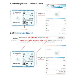 Jade Pendant Necklace Charm Jade Clasp Fashion and Elegant Jewelry Necklace for Women, Sterling Silver 18" Chain(Round shape)