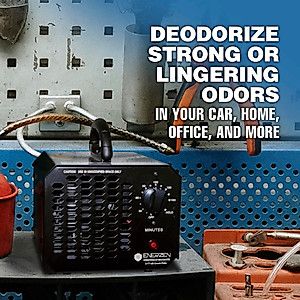 Enerzen Ozone Generator 11,000mg Industrial O3 Air Purifier Deodorizer (11,000mg - Black)