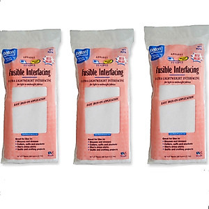 White Fusible Interfacing 3-Pack
