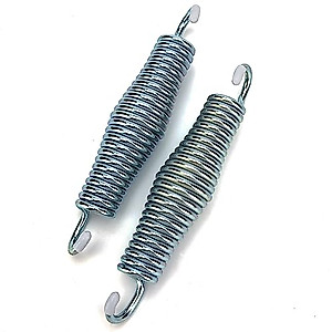 Xiaoyudou Porch Swing Hanging Kit - 750lbs Chrome Springs for Porch Swing, Hanging Chairs, Hammocks and Hammock Chairs (2 Pack)