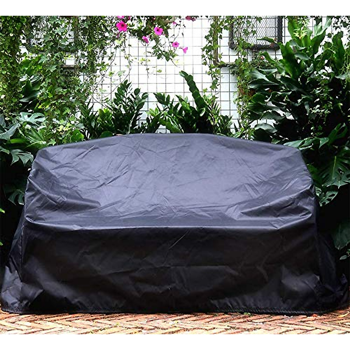 Patio Loveseat Bench Cover UCARE Waterproof 2/3/4 Seater Garden Sofa Bench Protector Lounge Deep Seat Covers for Outdoor Indoor Furniture (4 seat Bench Cover: 75x26x35in/ 190x66x89cm)