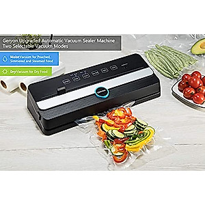 GERYON Vacuum Sealer Bags Rolls, 8x50ft & 11x50ft for Food Storage, Double Sided Texture, BPA Free, Heavy Duty, Great for Vacuum Seal storage, Meal Prep or Sous Vide