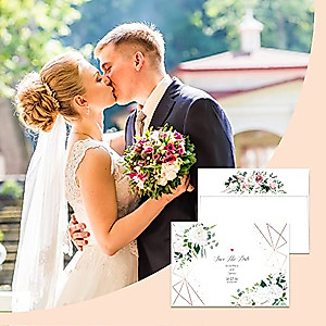 Goefun White Blank Cards and Envelopes 4 x 6 Flat Cards and A6 Envelopes Self Seal 100 Pack for Wedding, Invitations, DIY Greeting Cards, Thank You Cards & All Occasion (Unfolded)