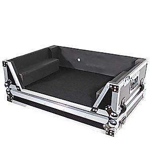 ProX XS-PRIME4W2U ATA Flight Case For Denon PRIME 4 DJ Controller with 2U Rack Space and Wheels