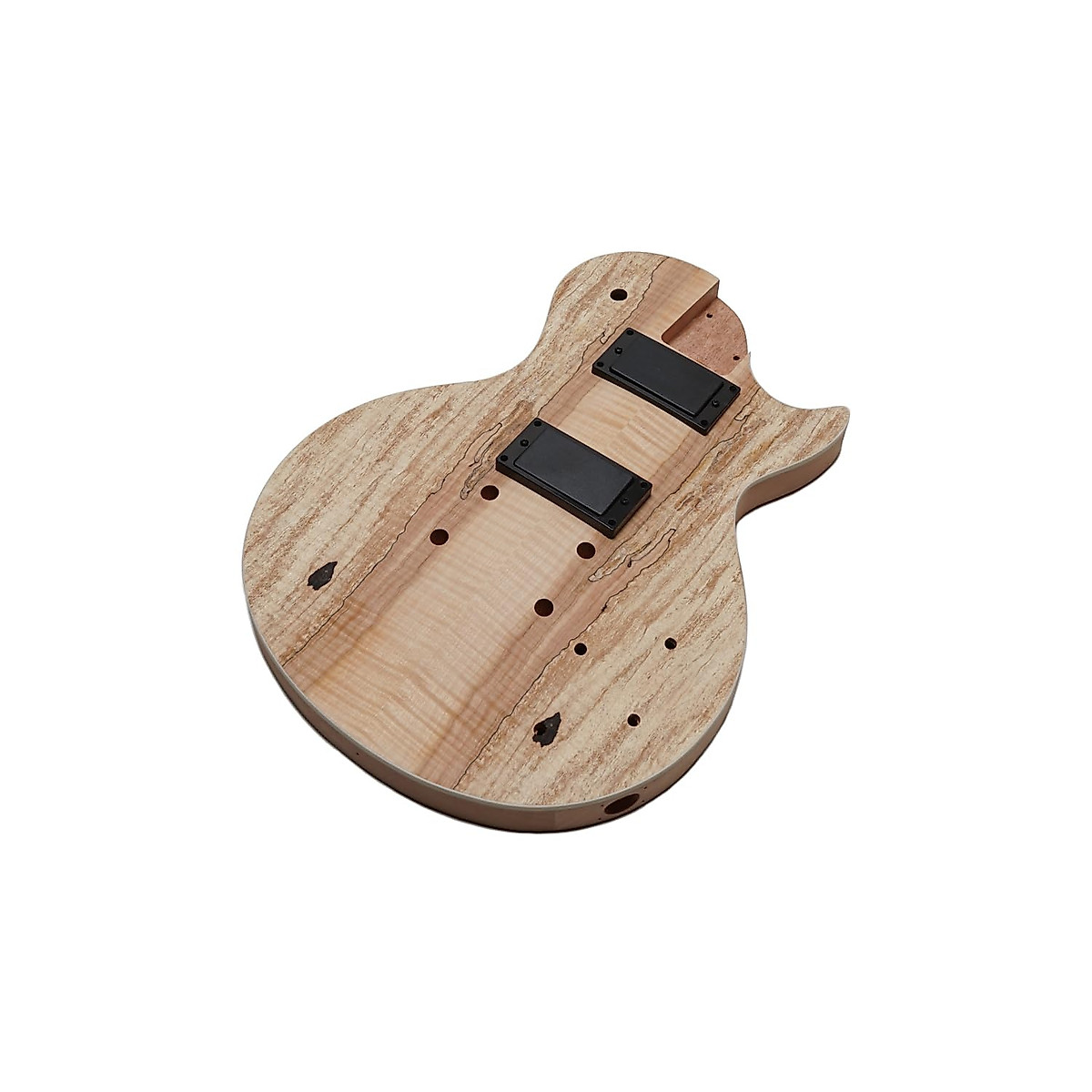 Solo LPK-75B DIY Electric Guitar Kit With Spalted Maple Top & Bolt On Neck