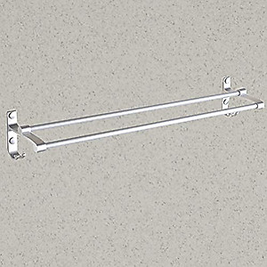 Towel Hooks Towel Bar Double Towel Hanger Holder Wall Mounted Metal Bath Towel Rack Organization for Bathroom () 48cm Towel Hook