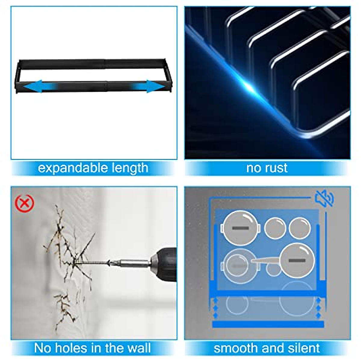 2 Tier Expandable Pull Out Cabinet Drawer Organizer, Slide Out Pantry Shelves Sliding Drawer Storage for Home Cabinet Shelf, Under Cabinet Storage, Adjustable Cabinet Shelf Organizers -24.4"x17“x37.8"