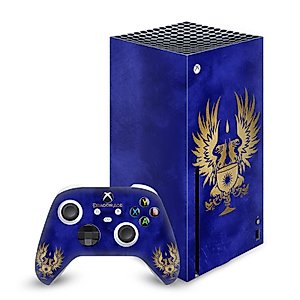 Head Case Designs Officially Licensed EA Bioware Dragon Age Grey Wardens Gold Heraldry Vinyl Sticker Gaming Skin Decal Cover Compatible With Xbox Series X Console and Controller Bundle