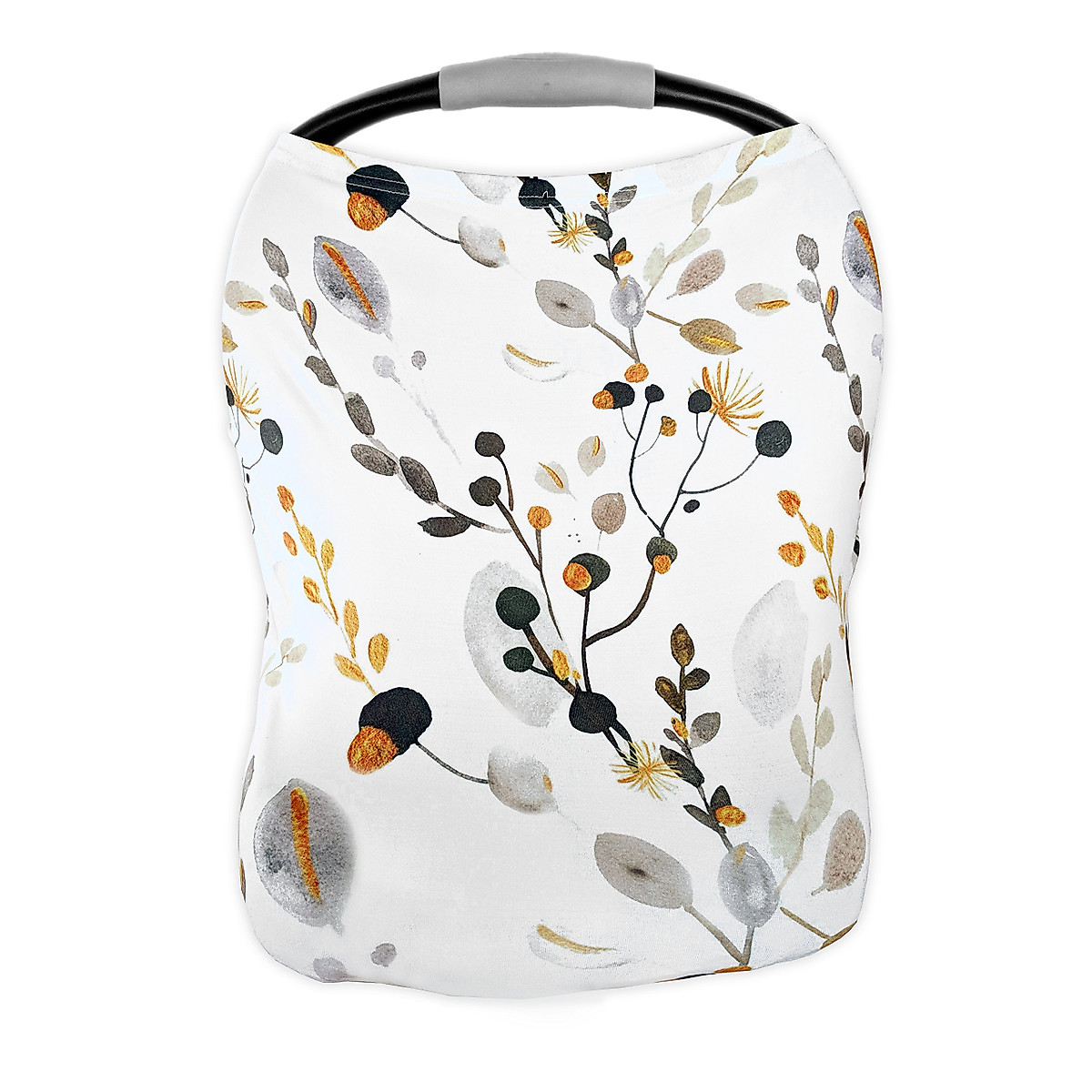 Pobi Baby Car Seat Covers and Nursing Cover - Soft and Stretchy Unisex Pattern (Luxury)