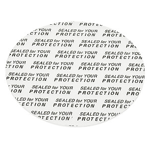 PATIKIL 51mm/2.01" Foam Lid Liner, 100Pack PS Foam Resistant Tamper Pressure Sensitive Seal for Bottle Cap Liners Seals