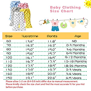 U·nikaka Toddler Baby Pants Leggings for Girl 5-Pack with Belt Heart Print Cotton in Grey White Blue Orange and Pink 18 Months