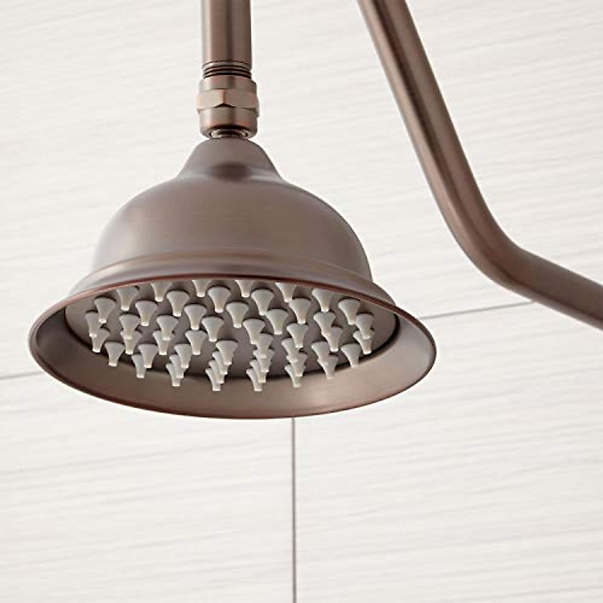 Signature Hardware 939624 Dolwick Exposed Shower System with Rain Shower Head, Hand Shower, and Hose - Rough In Included