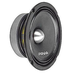 PRV AUDIO 6.5 Inch Midrange Bullet Speaker 6MR400-4 Bullet, 4 Ohm High Performance Car Audio Loudspeaker, 400 Watts Program Power, 1.5 in Voice Coil 200 Watts RMS, High Output Sound (Single)