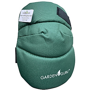Garden Guru Cushioned Gardening Knee Pads with Adjustable Straps - Soft Inner Liner, Ultra Comfort Padding, Garden Kneelers for Yard Work, Cleaning, Household Chores, Roofing, and More