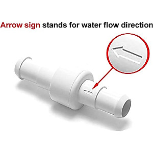 ATIE Pool Cleaner Feed Hose Swivel Compatible with Pentair Kreepy Krauly Legend Letro Platinum Pool Cleaner Feed Hose Swivel ED05 White (3 Pack)