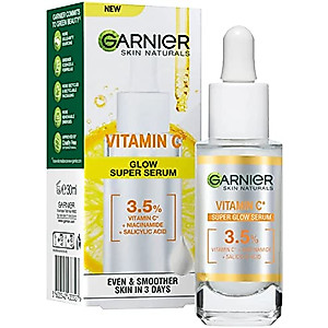 Garnier Skin Naturals Glow and Anti-dark spots Brightening Serum, 30ml