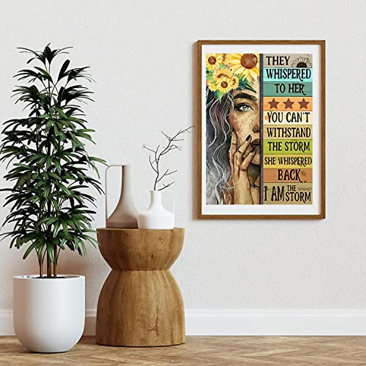 Inspirational Cross Stitch Kits for Adults - Stamped Crossstitching Kits Preprinted 11 Count Cross-Stitch Kit for Beginner, 11CT Prestamped Easy Pattern Needlepoint Kits Crafts Decor 11.8x15.7inch