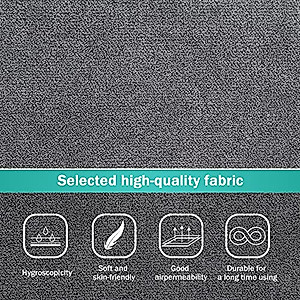 Merax Modern Upholstered Living Room Sectional Sofa, L Shape Furniture Couch with 3 Pillows