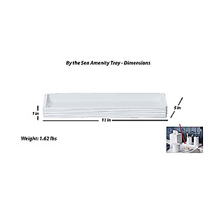 Roselli Trading Company by The Sea Bath Accessory Set, White