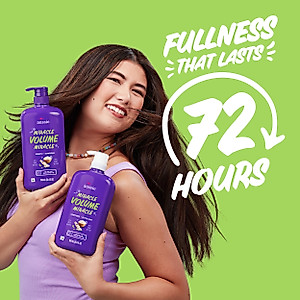 Aussie Miracle Volume Conditioner with Plum & Bamboo for Fine Hair, 30.4 Fluid Ounce (Pack of 4)