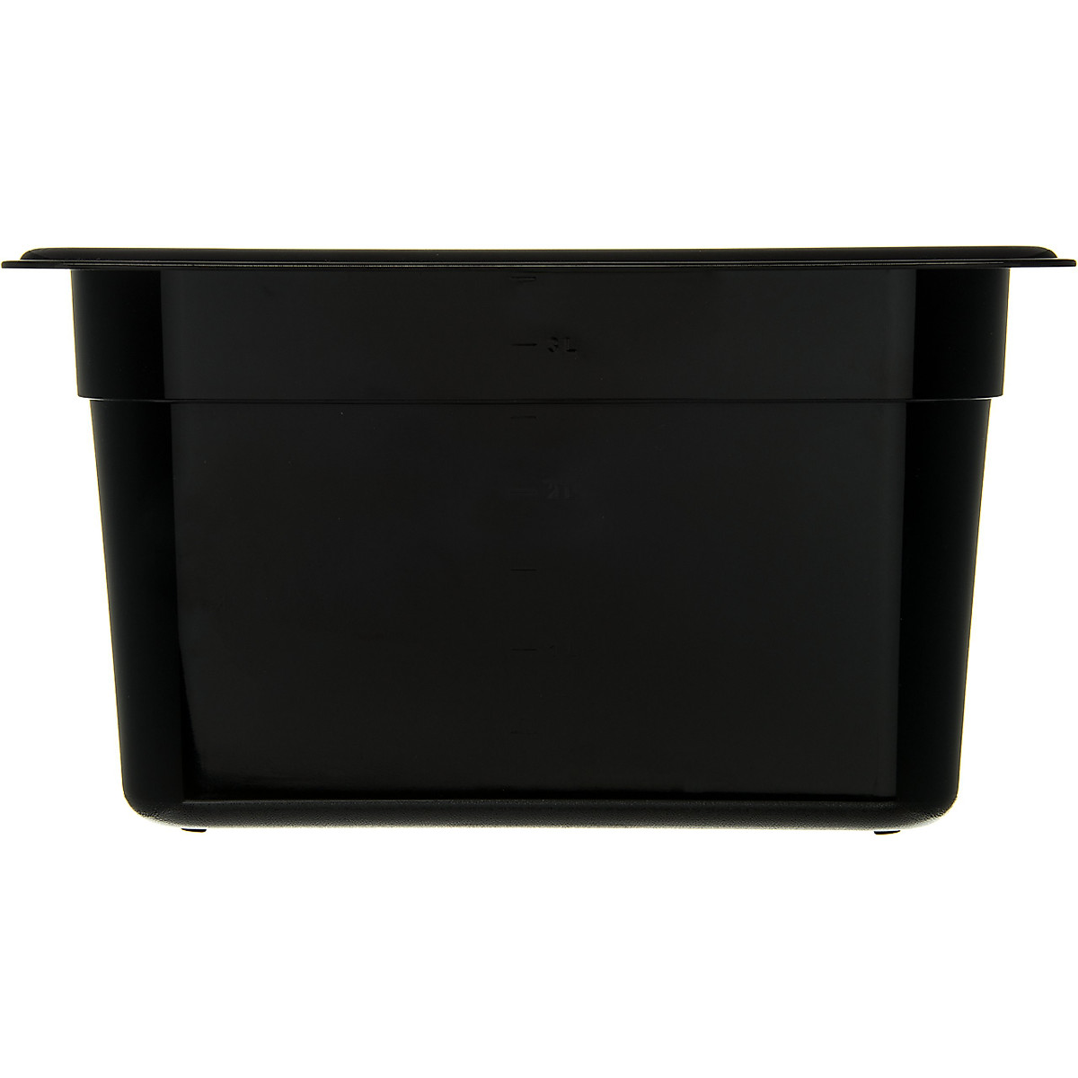 Carlisle FoodService Products 3088203 StorPlus High Heat Food Pan, 6" Deep, Quarter Size, Black
