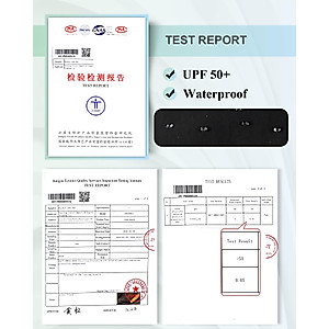 Waterproof Bucket Hats for Women Men Foldable Brim UPF 50+ Floppy Cowboy Rain Hat UV Protection Boonie Sun Hats for Hiking Black