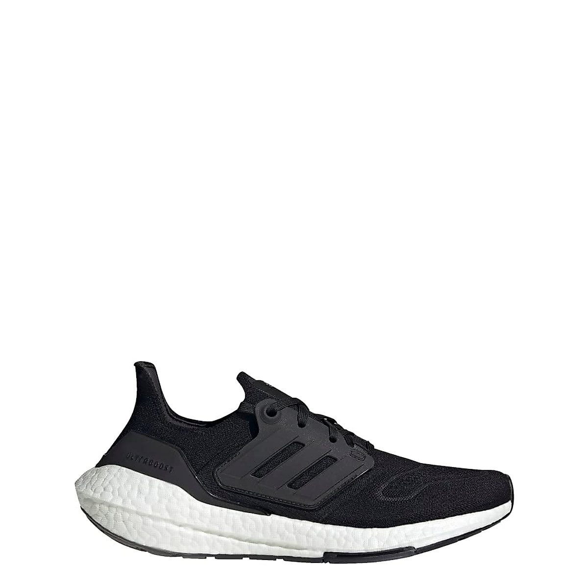adidas Women's Ultraboost 22 Running Shoes, Black/Black/White, 7.5