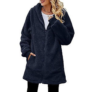 y2k Jackets Halloween Costumes for Women Long Sleeve Soft Chunky Knit Sweater Open Front Cardigans Outwear Coat Women Plaid Jacket White Crop Sweatshirt hot Pink Sweatshirt Black Sweatshirt Match