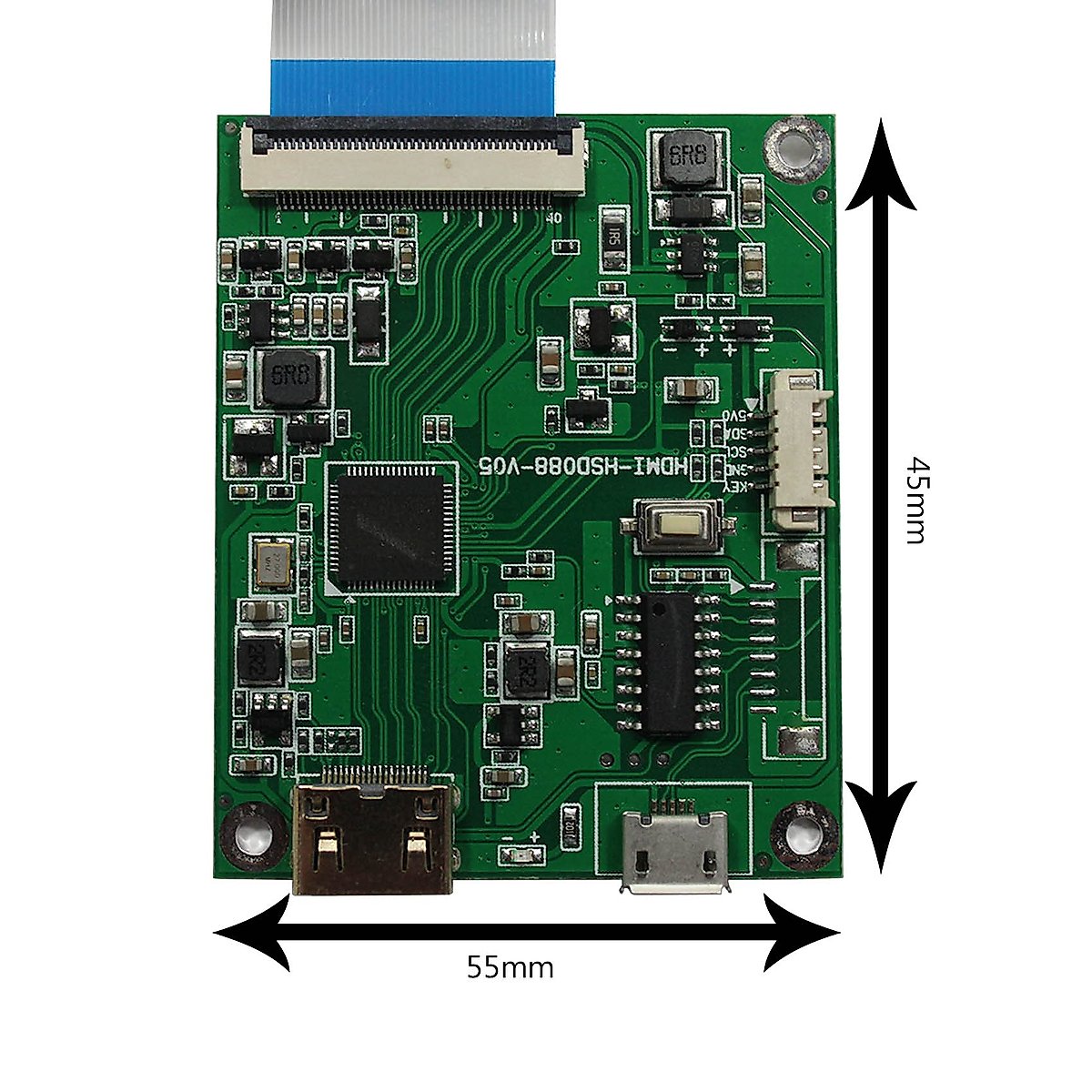 VSDISPLAY 8.8" 8.8 Inch 1920X480 LCD Screen HSD088IPW1-A00 with HD-MI to Mipi LCD Controller Board VS-HSD088