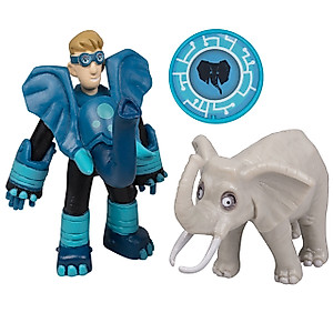 Wild Kratts 22-Pack Action Figure Set - Officially Licensed, Includes 3" Chris & Martin Kratt, Creature Figurines & Discs - Ages 3+