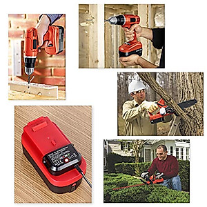 Lasica Replacement for Black and Decker Multi-Volt Charger Compatible with Black & Decker 18V 14.4V 12V 9.6V Slide-Pack Batteries HPB18 HPB14 HPB12 HPB96 90556254-01 Firestorm Drill Battery Charger