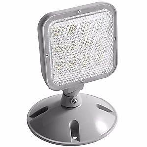 LED ENERGY PLUS Remote Outdoor Emergency Light Head – Single Head LED Lamp, Weatherproof Emergency Exit Lighting – 3.6V OR 9.6V Volts, 1.7 Watts