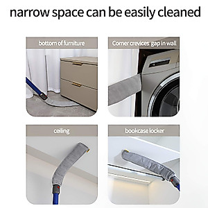 Flat brush Replacement for Cordless Vacuum Cleaners V7 V8 V10 V11 V12 V15 Flexible Crevice Tool Good for Corners and Gaps Cleaning