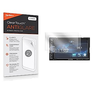BoxWave Screen Protector Compatible with Alpine INE-W970HD - ClearTouch Anti-Glare (2-Pack), Anti-Fingerprint Matte Film Skin for Alpine INE-W970HD
