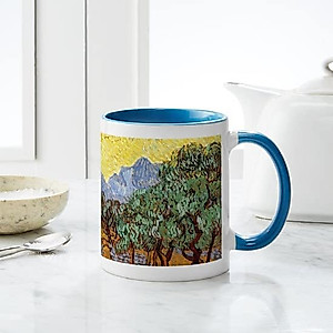 CafePress Van Gogh Olive Trees Wraparound Mug Ceramic Coffee Mug, Tea Cup 11 oz