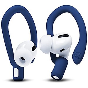 WC HookZ + WC TipZ - Over Ear Hooks and Memory Foam Tips Combo for Airpods Pro by Wicked Cushions | Black & Black