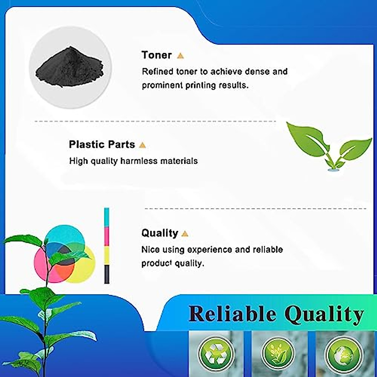 Compatible Toner Cartridge Replacement for HP CE340A CE341A CE342A CE343A Toner Cartridge for Use in Laserjet Enterprise 700 Color M775dn M775f M775z M775z+ Printer 1 Magenta