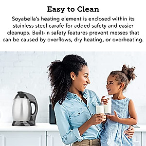 Tribest SB-130 Soyabella, Automatic Soy Milk and Nut Milk Maker Machine, Stainless Steel Large