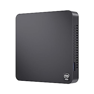Beelink Desktop Mini PC T4 Pro, W10 PRO Intel Celeron N3350(up to 2.4GHz) Ultra-Quiet Mini Computer,4GB DDR/64GB eMMC,Dual HDMI Port,4 USB 3.0, 2.4G+5.8G WiFi, BT4.0