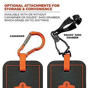 Ergodyne - 18565 ProFlex 365 Mini Kneeling Pad with Carabiner, 4" x 6" x 1", Black