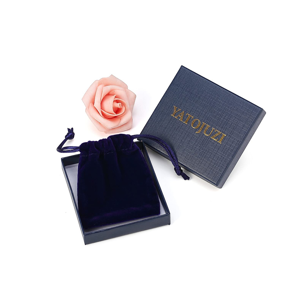 YATOJUZI Amethyst Healing Crystal Necklace Pointed Pendant Necklaces Adjustable Rope Natural Pyramid Gemstone Stone Necklace Reiki Quartz Jewelry for Women Men